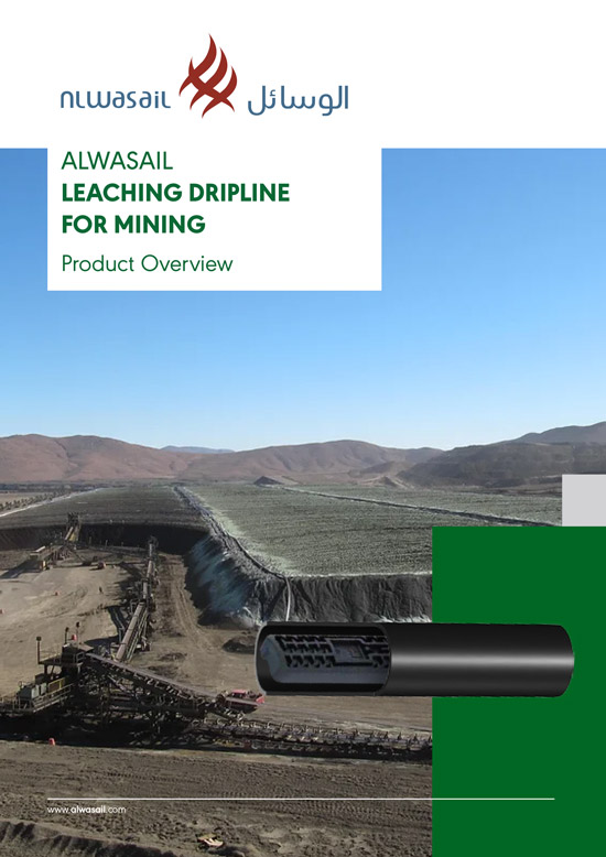 Leaching Dripline for Mining - Alwasail Industrial Company