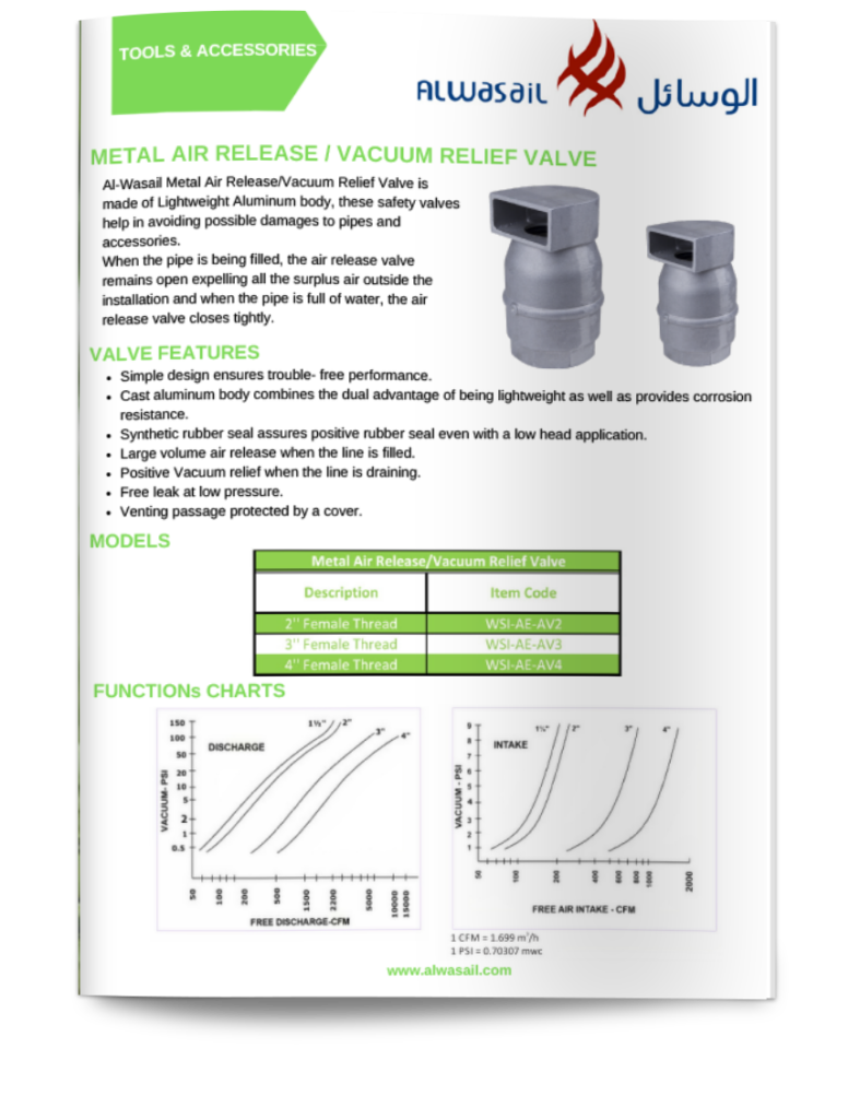 Catalogs and Datasheets - Alwasail Industrial Company